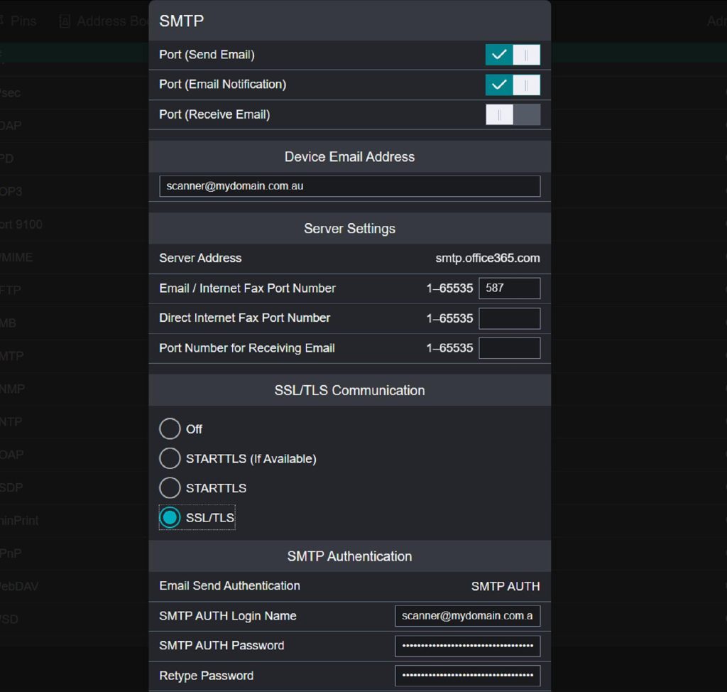Microsoft Office 365 – SMTP Setup for Fax, WordPress and Scan to Email